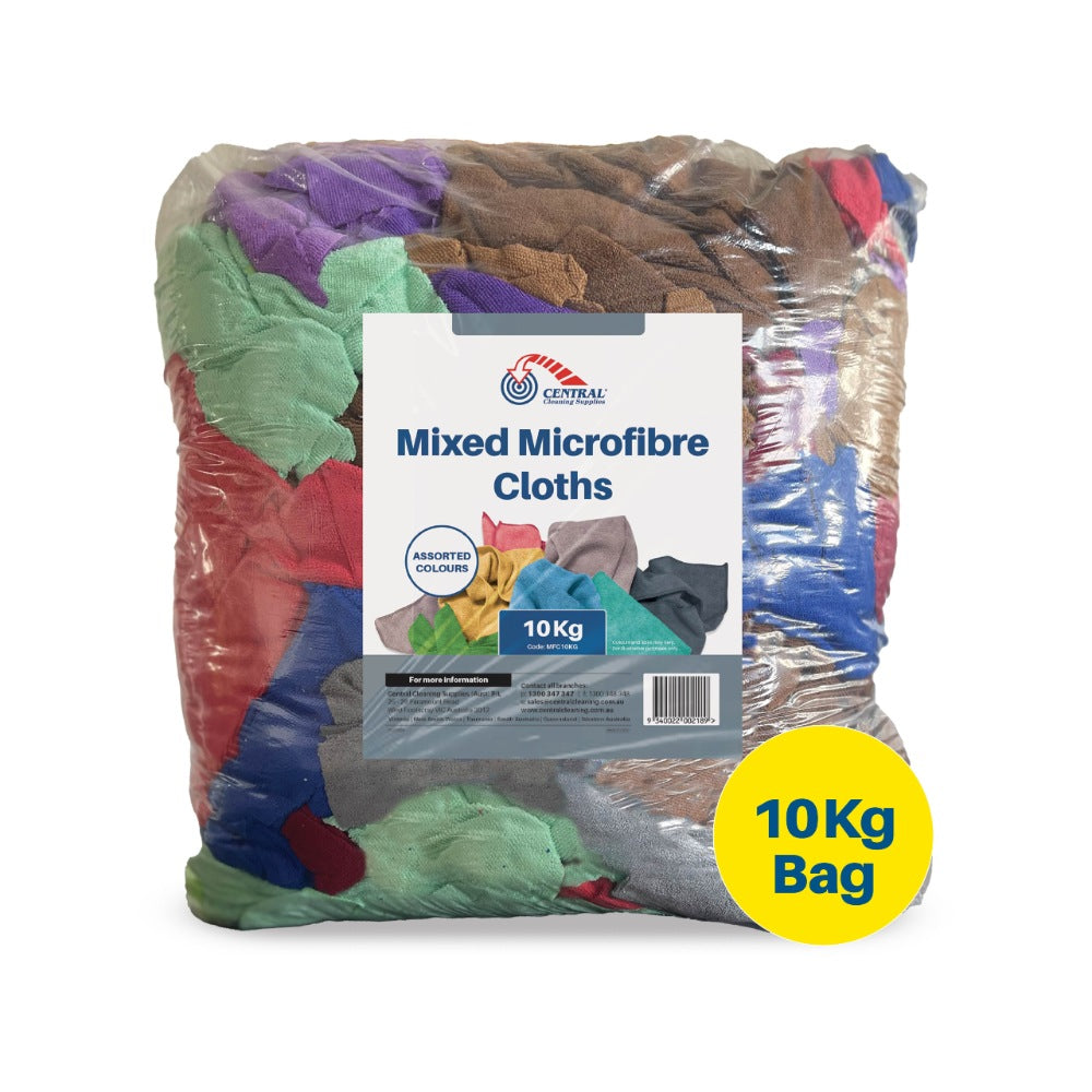 CCS Microfibre Off-Cuts 10kg Bag | Central Cleaning Supplies