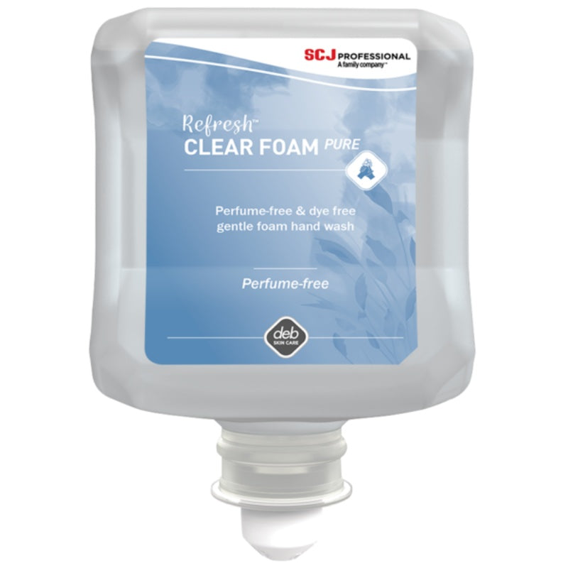 SCJ Refresh Clear Foam Pure 1L Cartridge | Central Cleaning Supplies